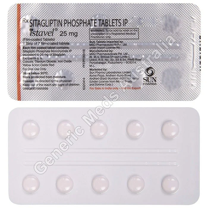 Istavel Tablet | Sitagliptin Uses, Price, Substitute, Side Effects- GMA