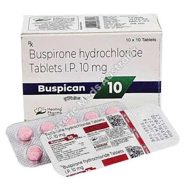 Buspirone 10 mg | Know Uses, Benefits & Side Effects for Safe Treatment