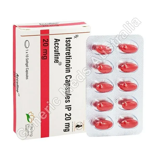 Accufine 20 mg Softgel Capsule | Isotretinoin Uses, Dosage, Side Effects - GMA