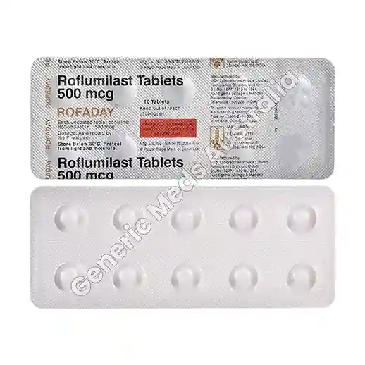 Rofaday 500 mcg Tablet | Roflumilast Effective COPD Treatment - GMA