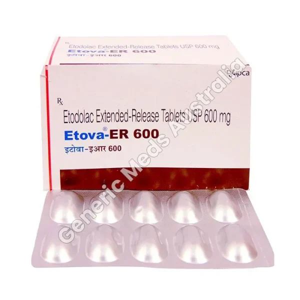Etodolac Extended Release 600 mg Australia | NSAID Pain Relief